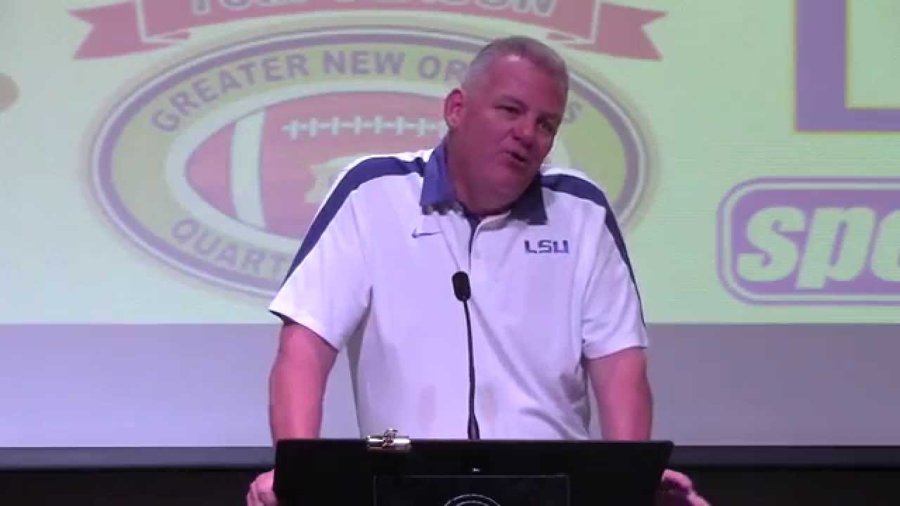 Former LSU and Brother Martin star Tommy Clapp at Greater N.O. QB Club ...