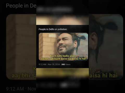Funny Memes on Delhi Pollution | How people react to pollution rise in ...