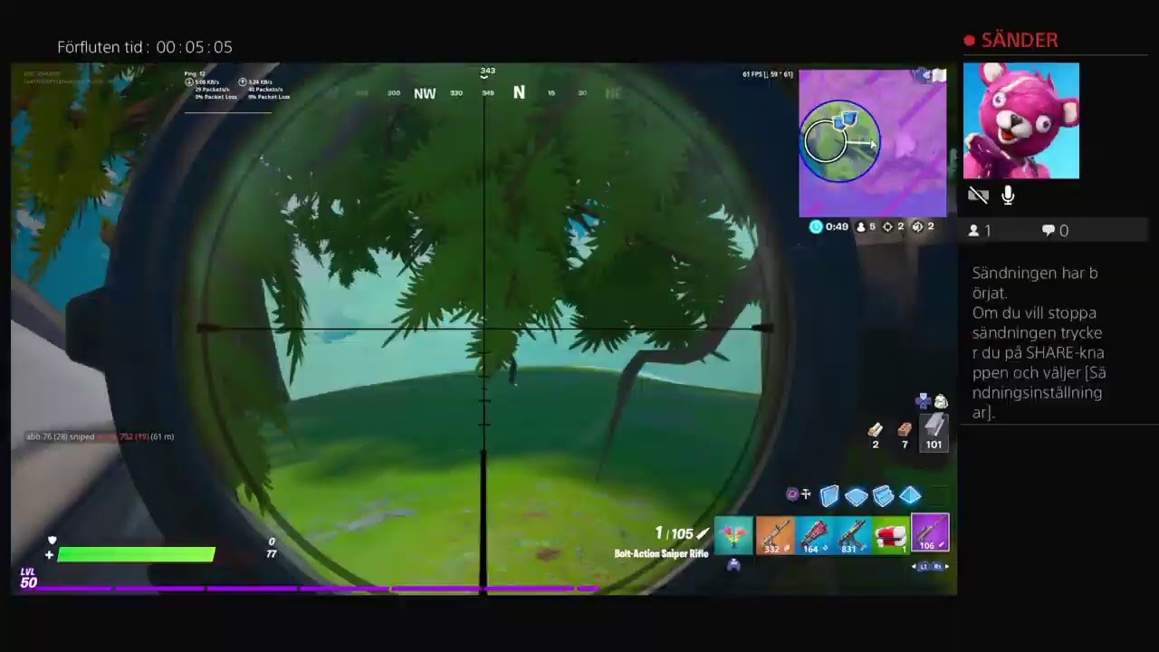 Fortnite/ swedish/ road to 60 subs - YouTube