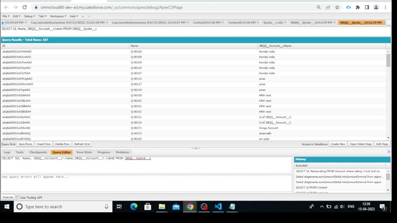 Part-3 Relationship Queries Child to Parent ,Parent to Child in SOQL ...