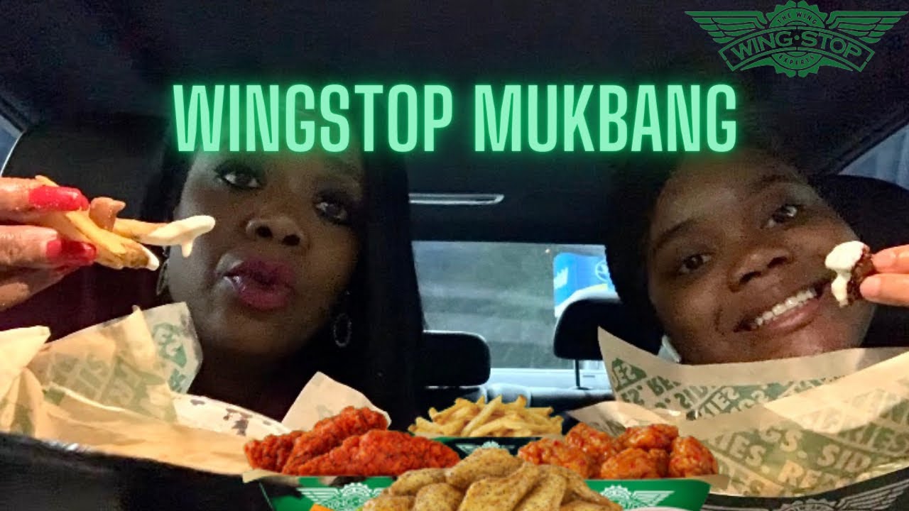 Late Night WINGSTOP MUKBANG #mukbang #wingstop #bonelesswings - YouTube