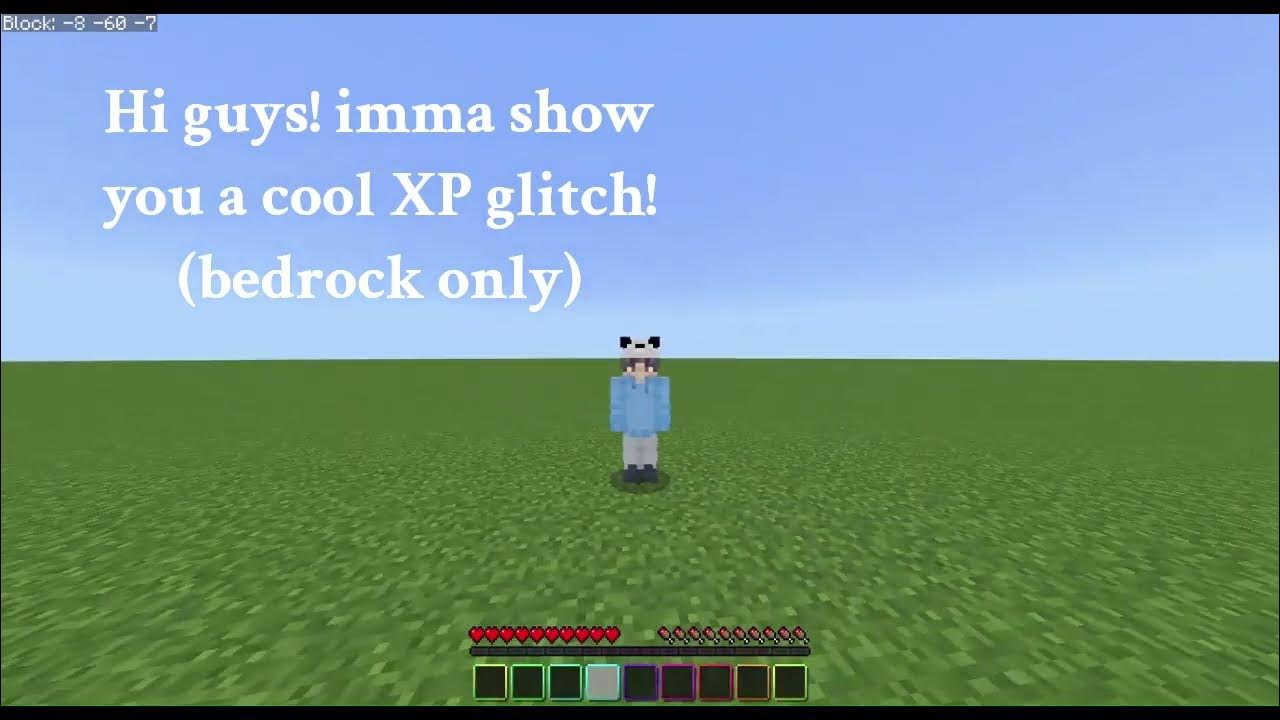 Minecraft Bedrock XP glitch! - YouTube