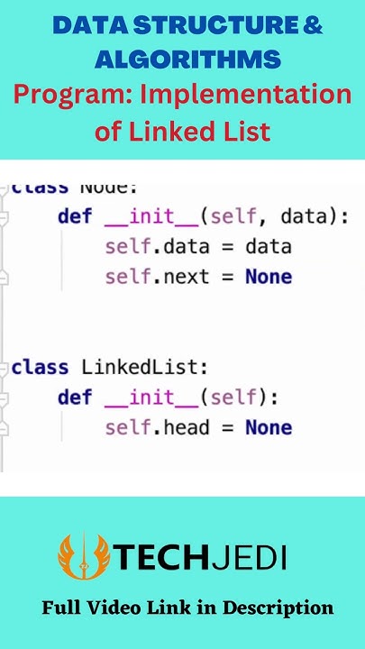 Program Implementation of LinkedList #datastructures #algorithms #shorts - YouTube