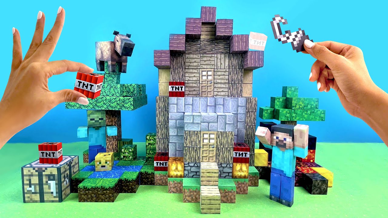 [Tutorial] How Minecraft Steve Built a Zombie-Proof House and Here's ...