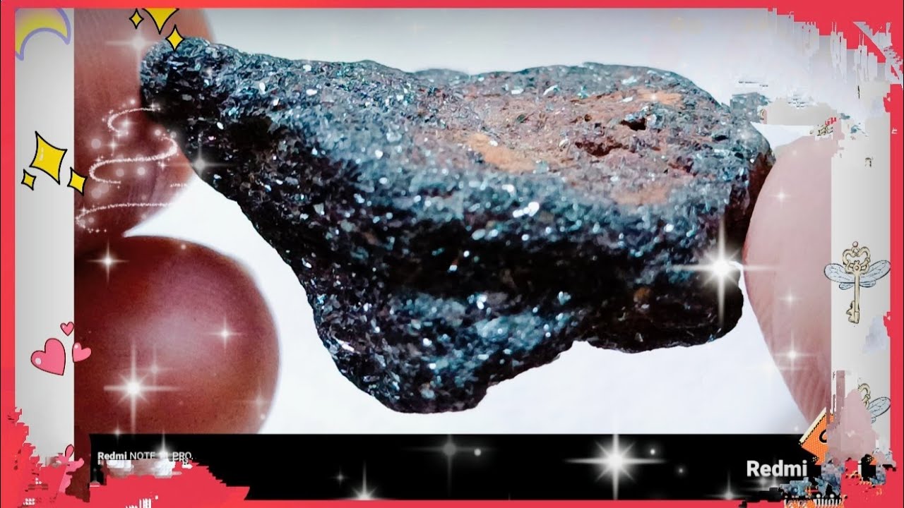 Lunar meteorite Kimberlite BLACK di gem STONE ️💎👍 | @AmatsvieSOfficial ...