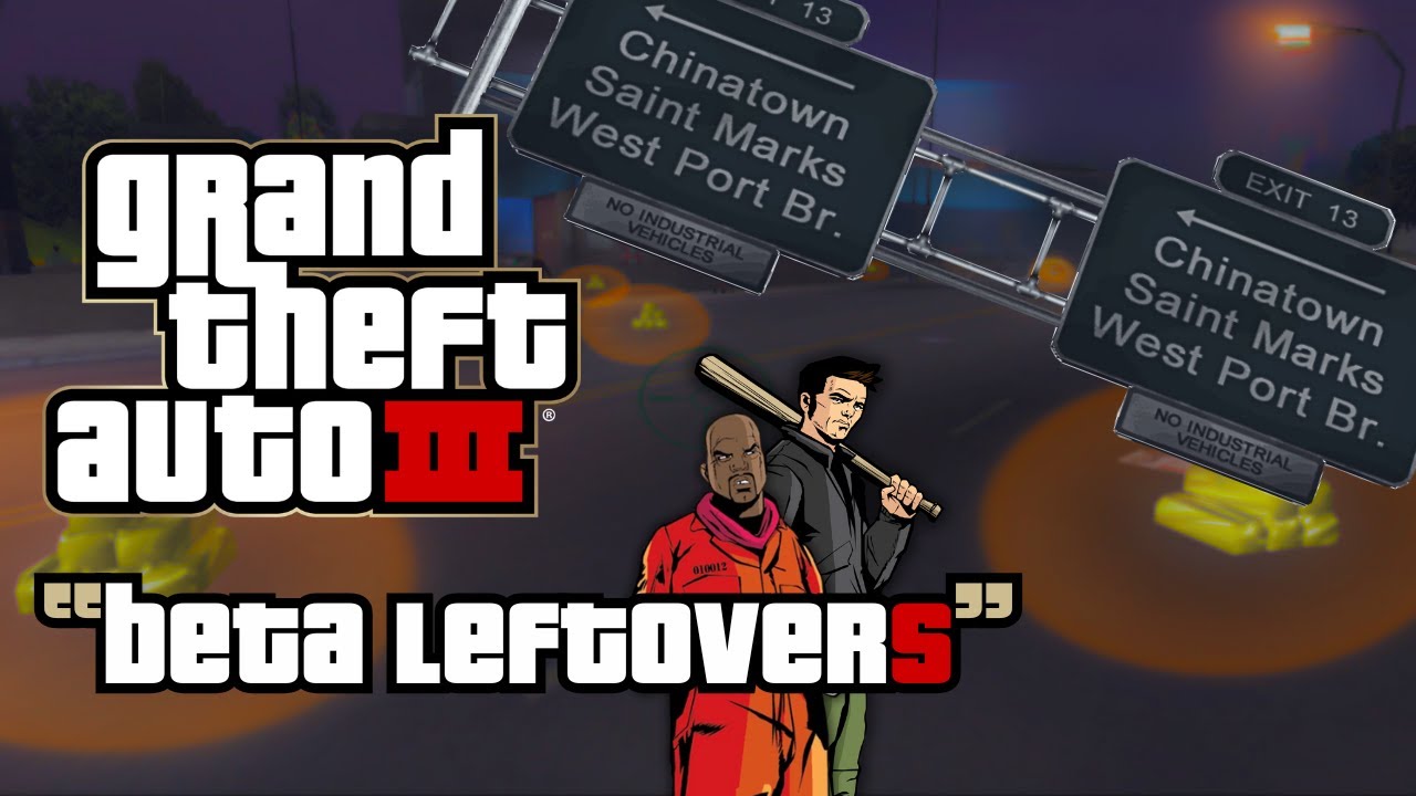 50 BETA LEFTOVERS you can see in GTA 3 without mods - YouTube