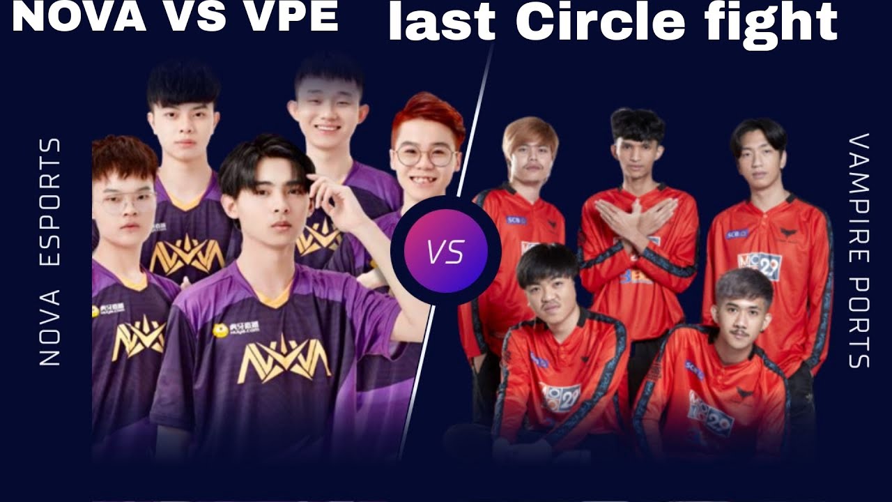 Nova vs Vampire last circle Fight 4 v 4 | Raza Highlights # ...