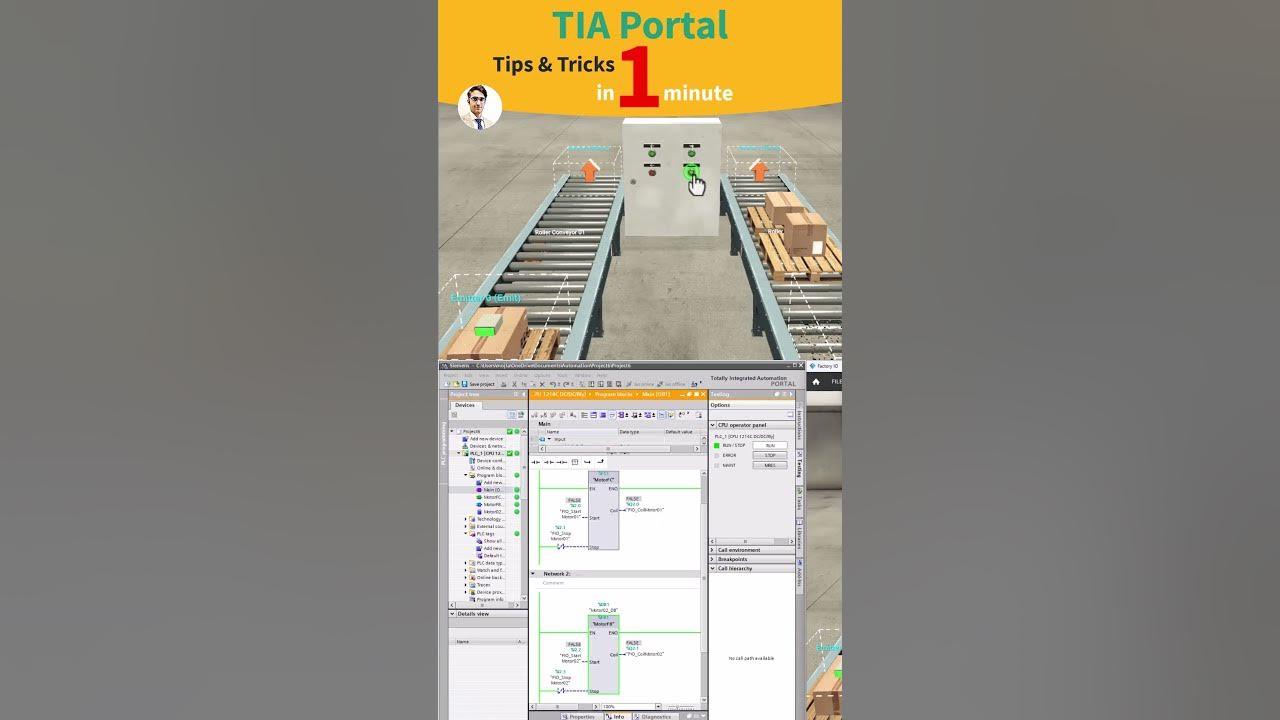 Difference between Function (FC) and Function Block (FB) #Short #tutorial #TIA portal #Step7 ...