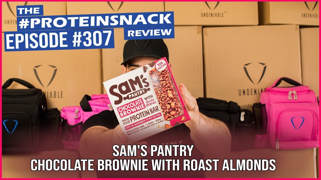 Sam's Pantry - Chocolate Brownie with Roast Almonds Protein Bars - YouTube