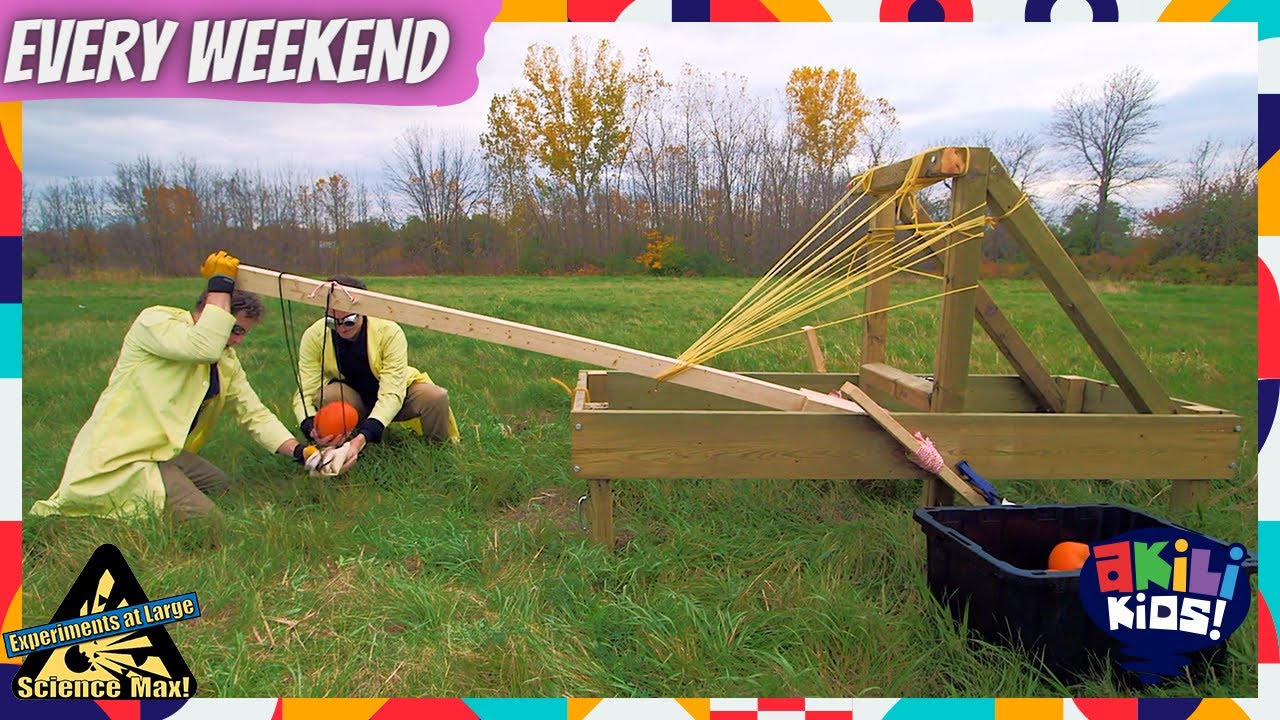 Science Max: Experiments At Large | Pumpkins And Catapults | Akili Kids ...
