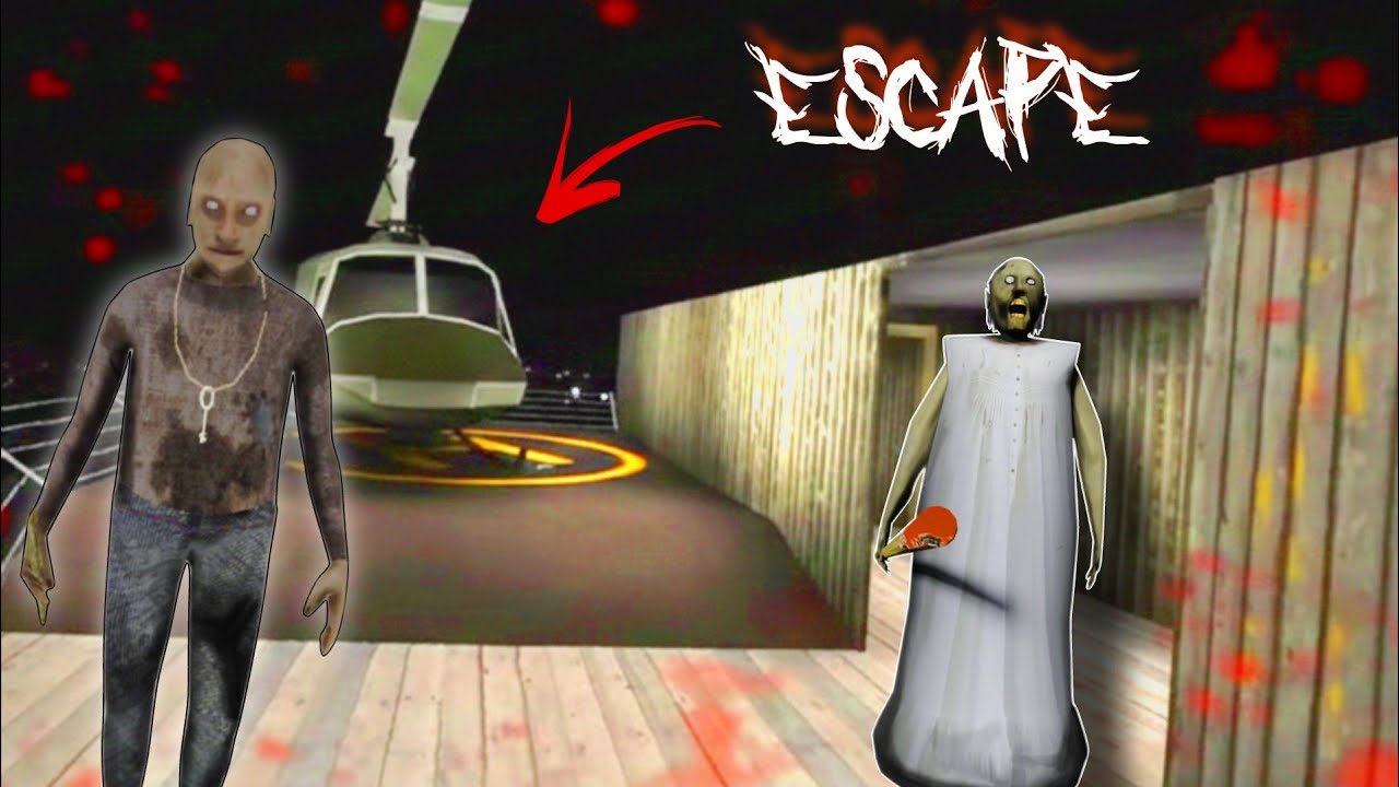 GRANNY HELICOPTER ESCAPE Walkthrough Part 1 - YouTube