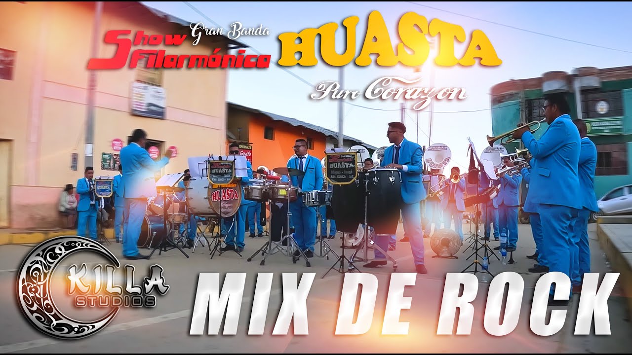 BANDA SHOW FILARMONICA HUASTA MIX DE ROCK ♫ - YouTube