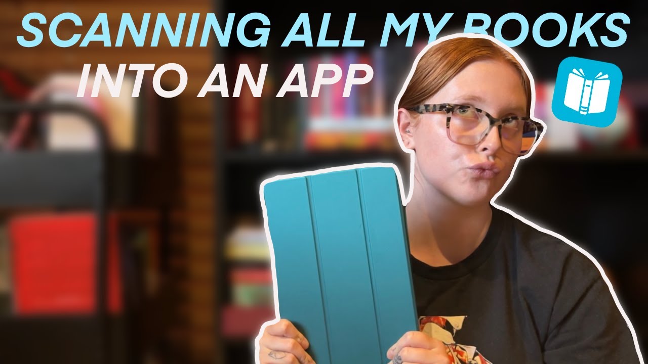 scanning all my books into a library app! updated physical TBR 😅📚 - YouTube
