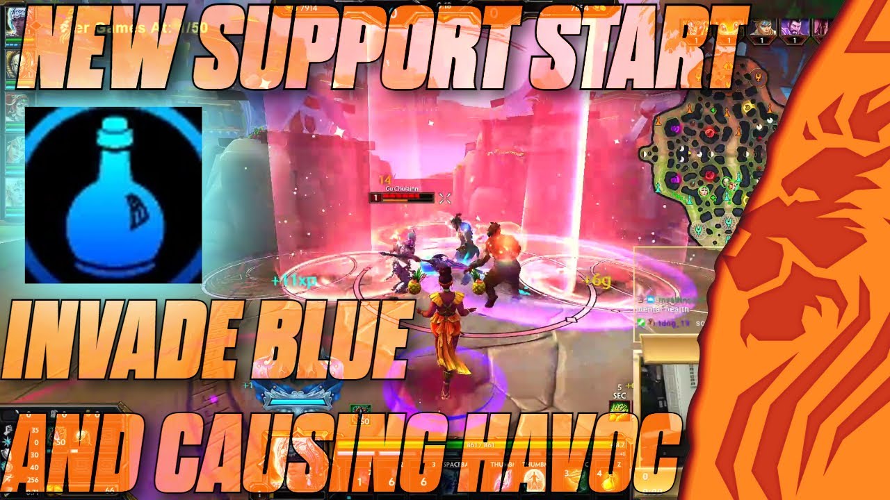 NEW SUPPORT START INVADE BLUE AND CAUSE HAVOC - YouTube