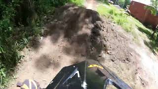 Kayo TS 90 go pro ride in the back yard @NoahsRiding16
