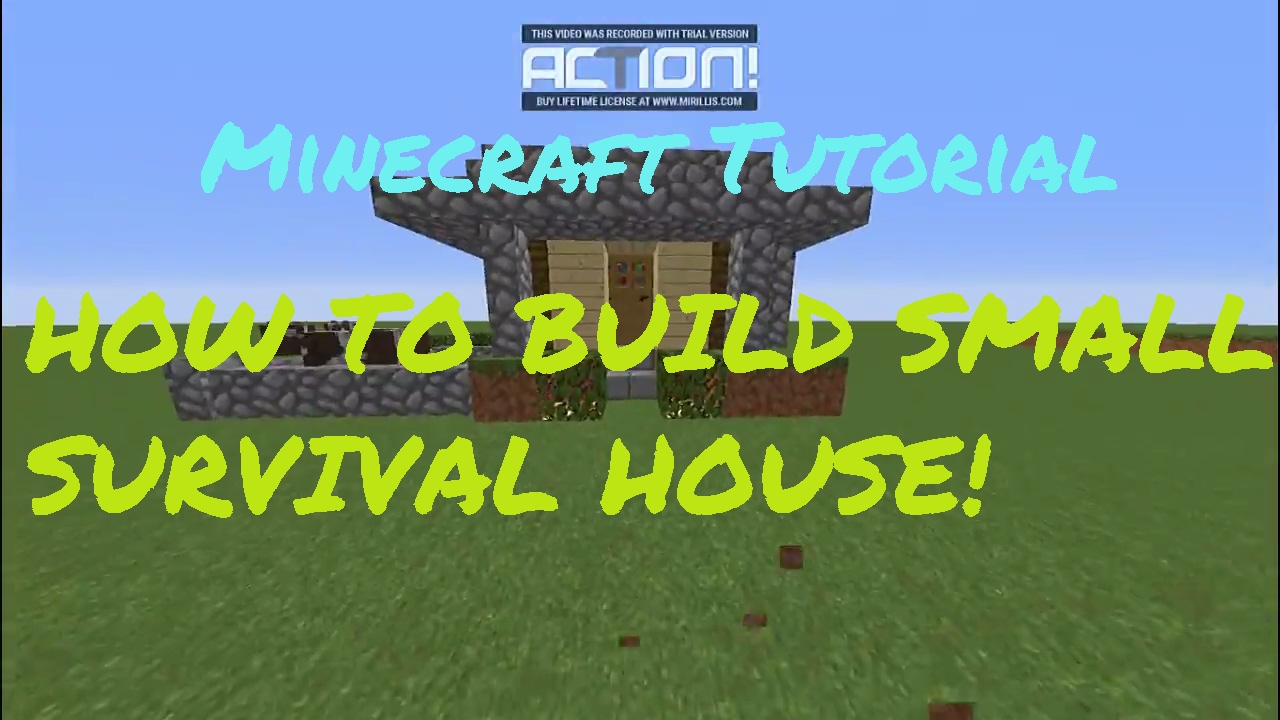 Minecraft Tutorial | How to build small survival house #1 | - YouTube