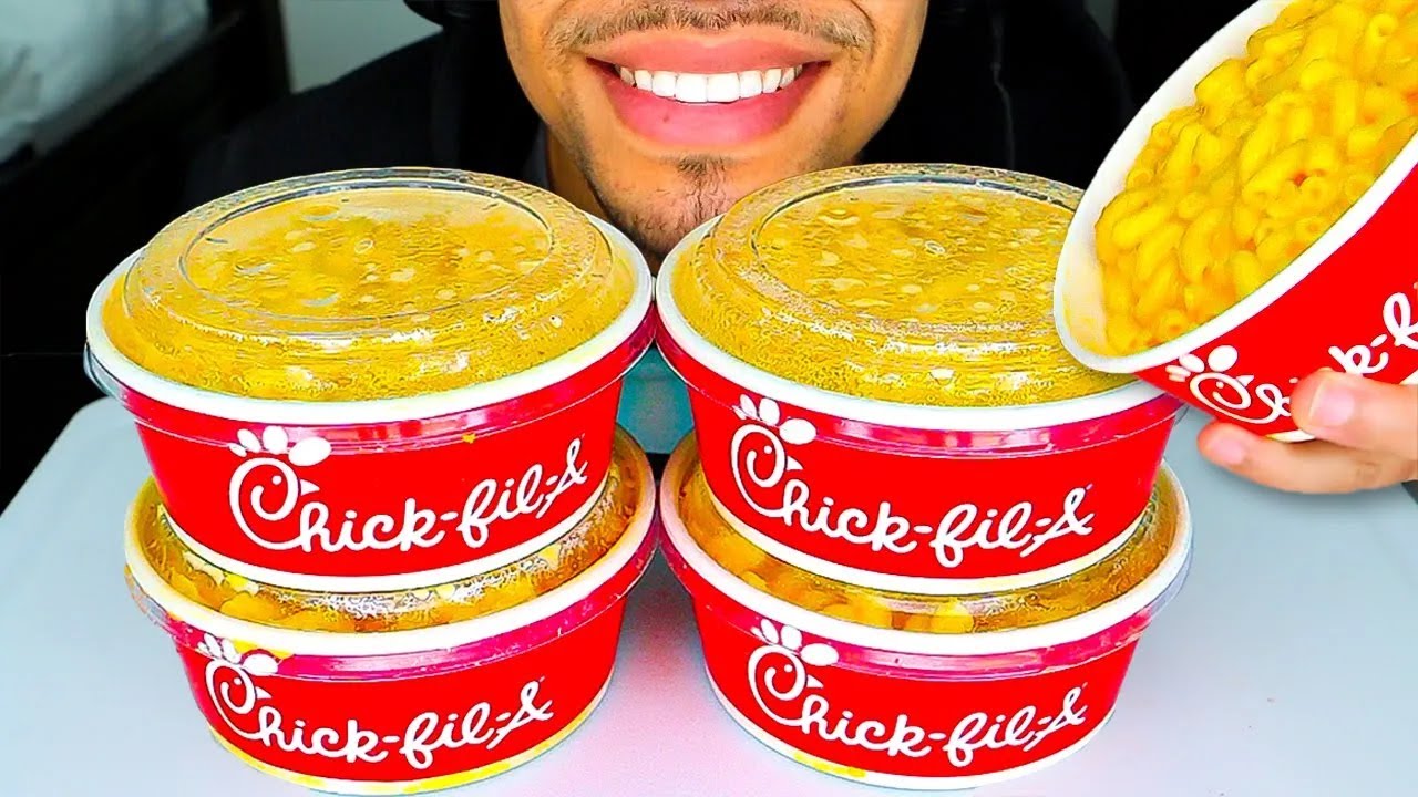 ASMR MAC N CHEESE NO TALKING EATING STIRRING FAST AND SLOW MUKBANG 먹방 ...