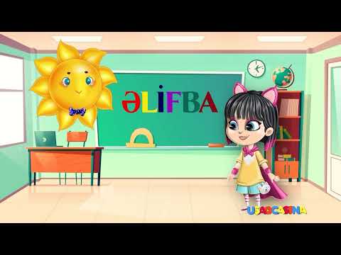 Ayca və Günəşin ifasında Əlifba mahnısı / Uşaqcasına