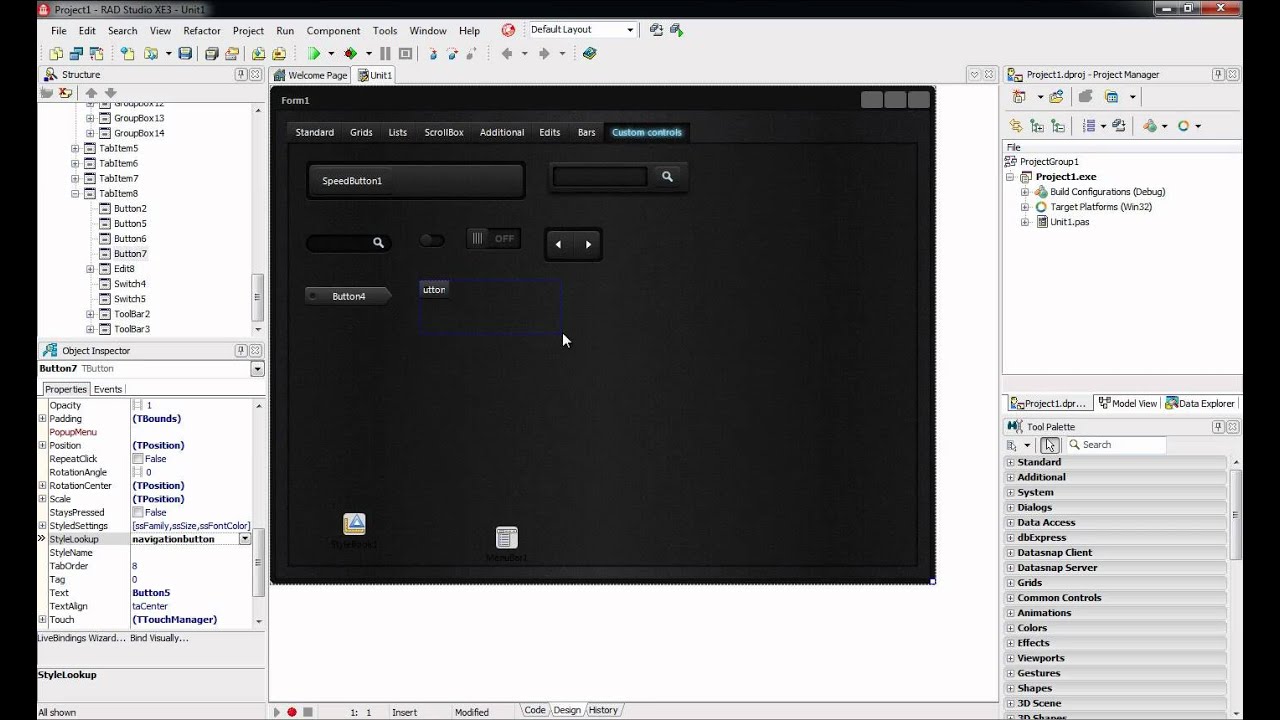 How to use the Jet Style for FireMonkey - YouTube