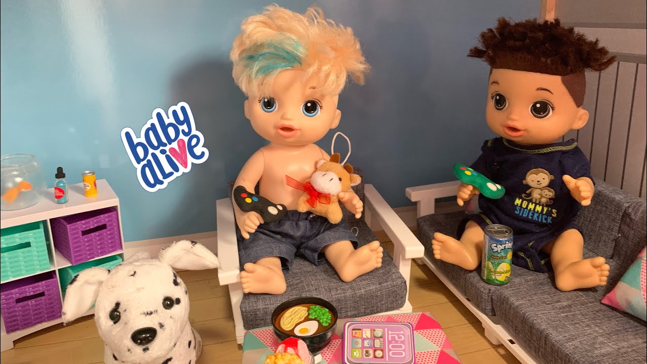 BABY ALIVE Boys Night Routine - YouTube