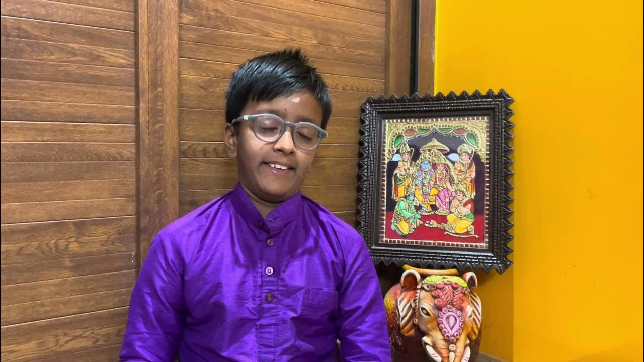 Master Harsha Venkatesh:International participant: 29 Oct 2023 KBC Arts ...