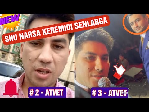 Ahad Qayum Va Million Janjal 3-Atvet Kansertdagi .Senlarga Shu Kerakmidi Davron?