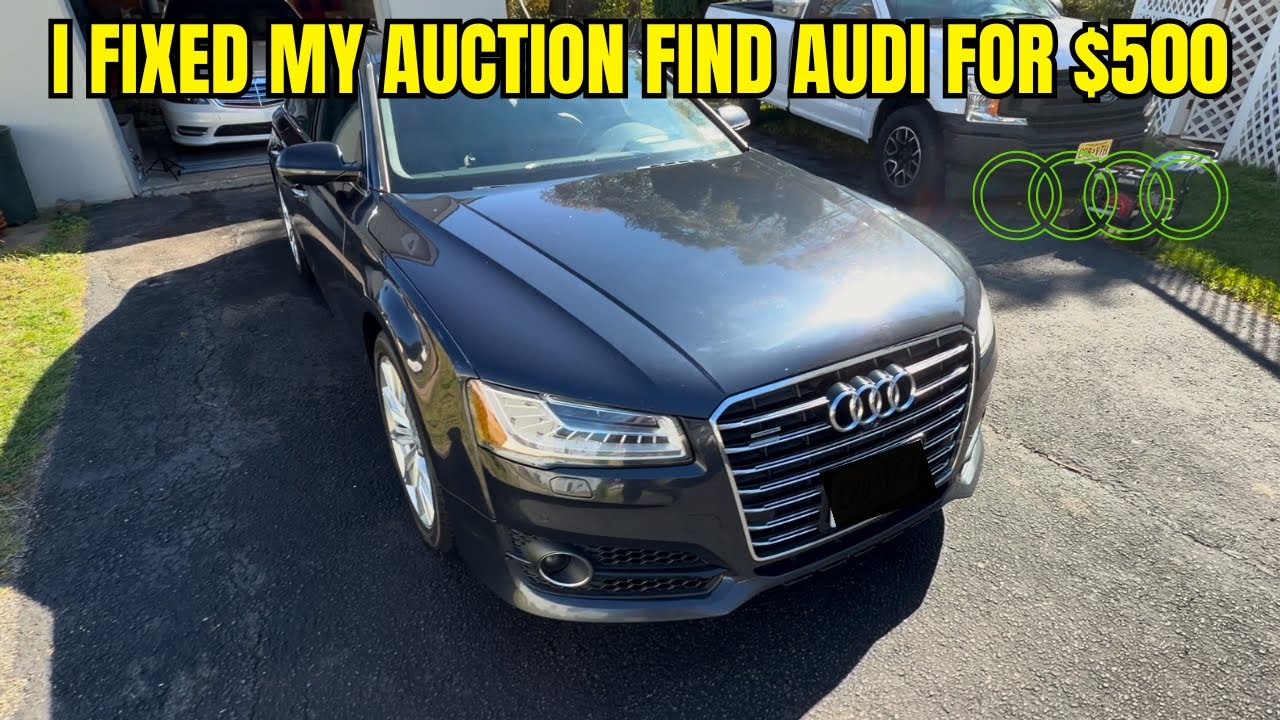 I Fixed My Broken Audi for $500 And It Is FAST - YouTube