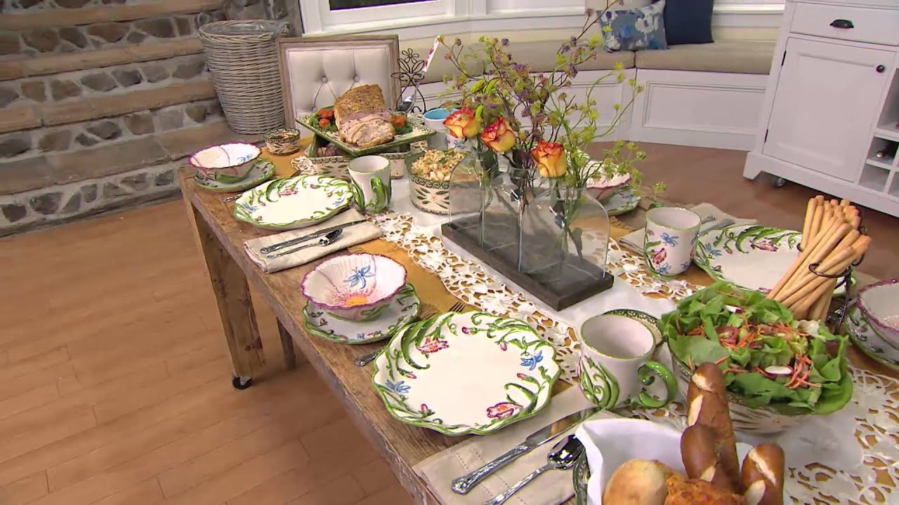 Temp-tations 16-piece Dragonfly Dinnerware Service for 4 with Sharon ...