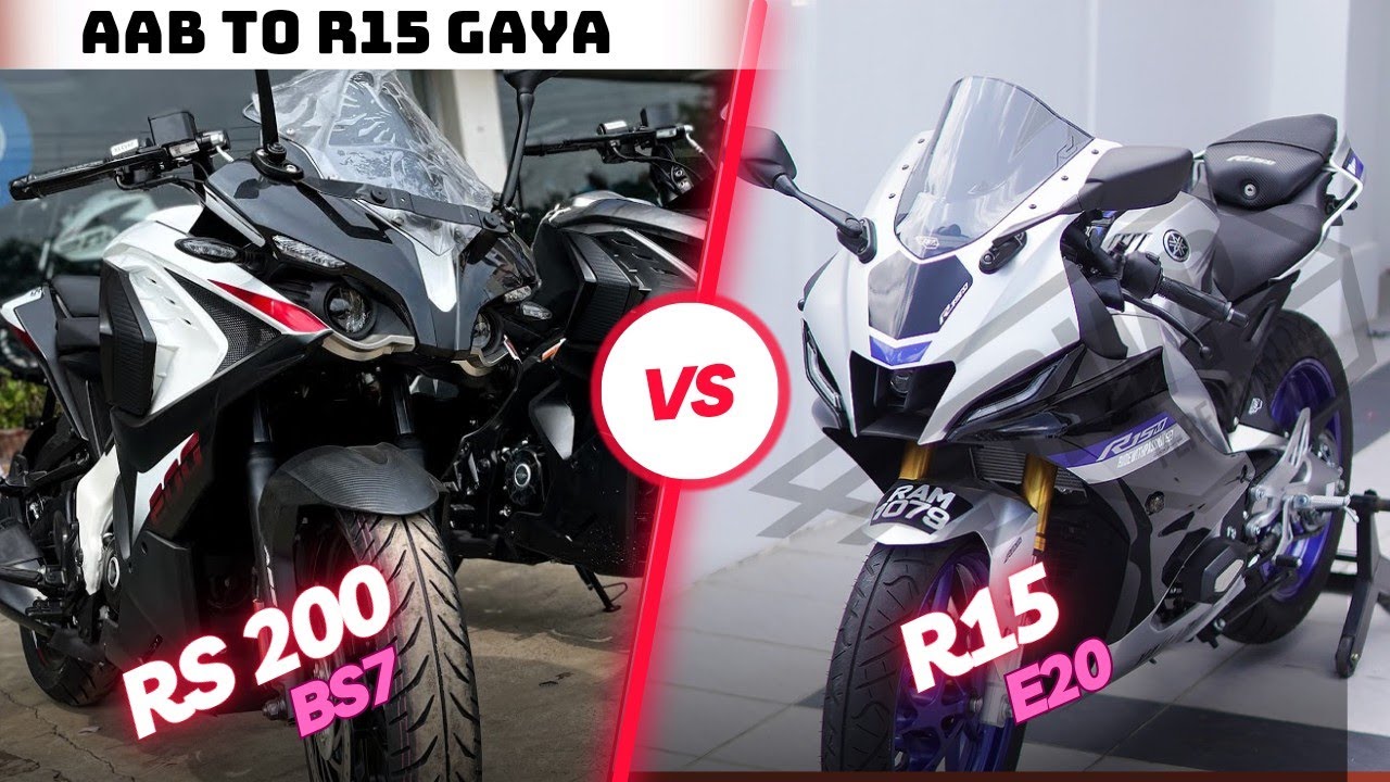 2023 Bajaj RS 200 BS7 vs Yamaha R15||Bahot Fark Hai Dekhlo|| - YouTube