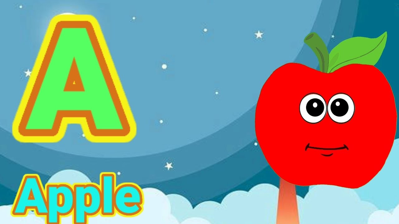 ABC learning@ ABC Nursery || A for Apple || B for ball || C for cat # ...