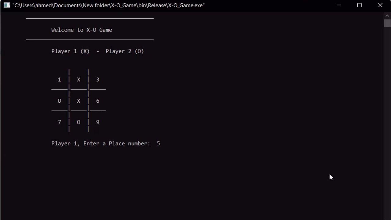 Tic Tac toe (X-O) Game in C Programming || C Mini Project - YouTube