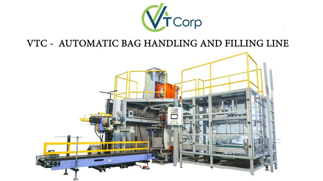 VTC AUTOMATIC BAG HANDLING AND FILLING LINE #packagingmachine # ...