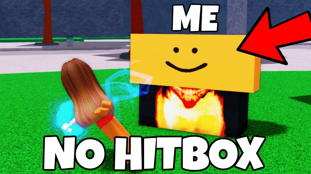 Trolling With NO HITBOX AVATAR In The Strongest Battlegrounds.. - YouTube