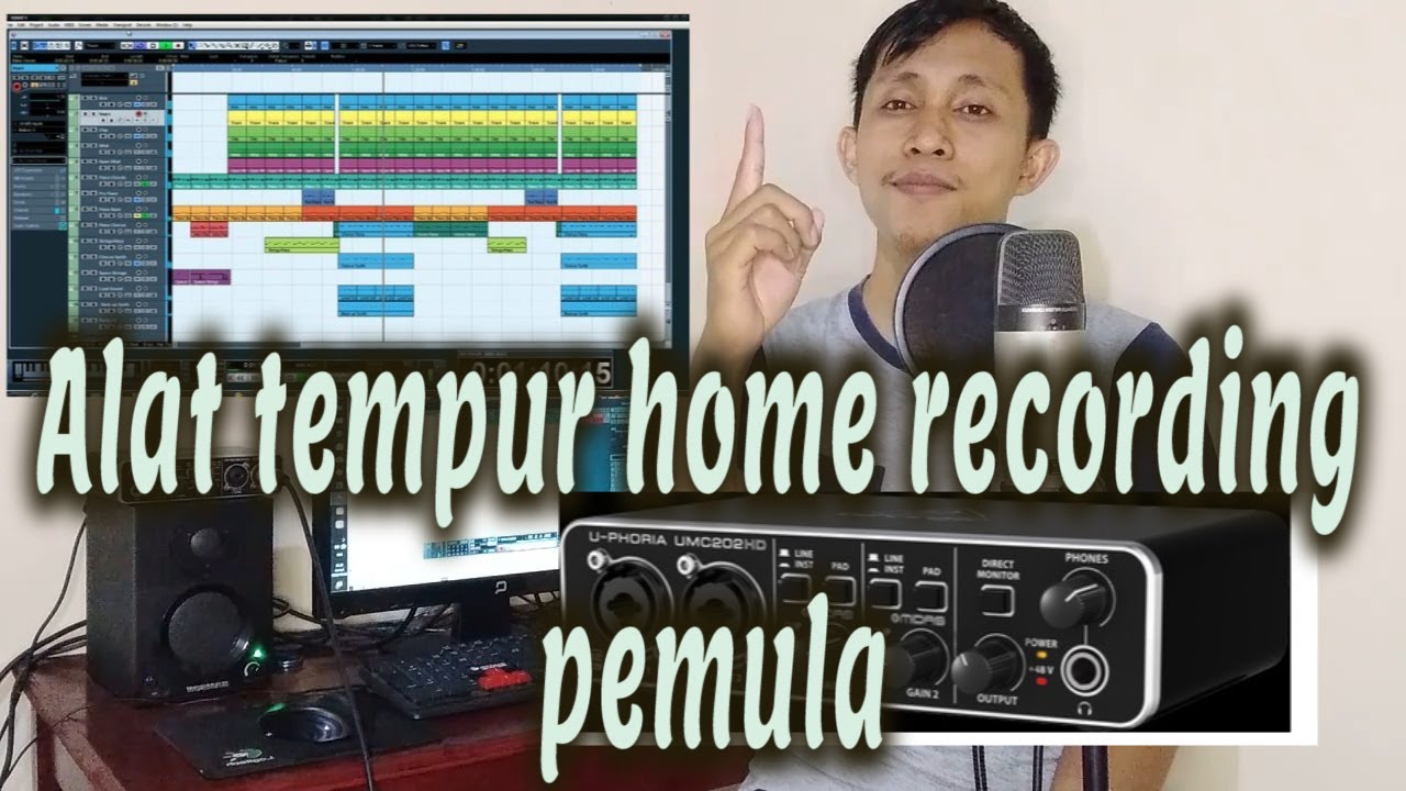 peralatan home recording pemula - YouTube