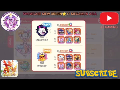 Showcase Mew Origin⭐11 Megamon Asia - YouTube