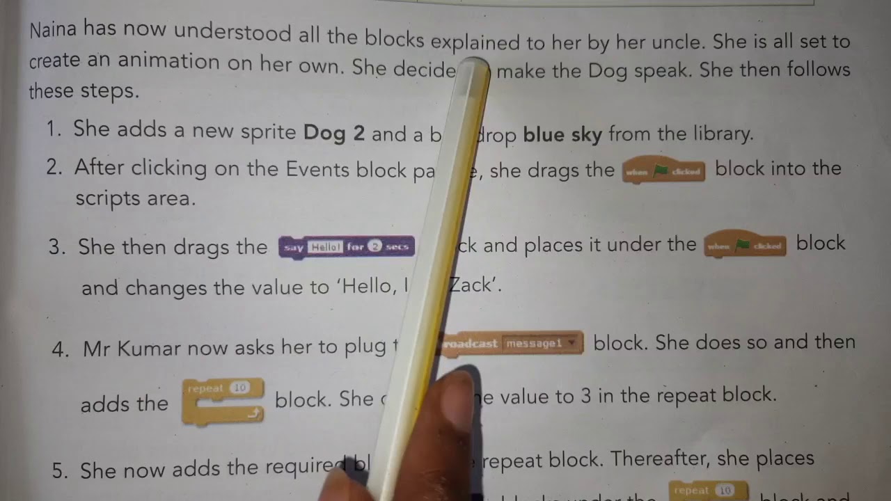 Class 5th Computer Chapter 7 Programming In Scratch Book Class 5th Computer Chapter 7 Programming In Scratch Book