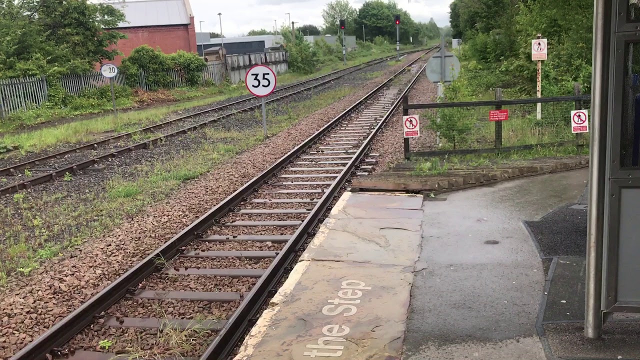 DCR Class 56303 hauls a Loram Rail Grinder through Darlington’s North ...
