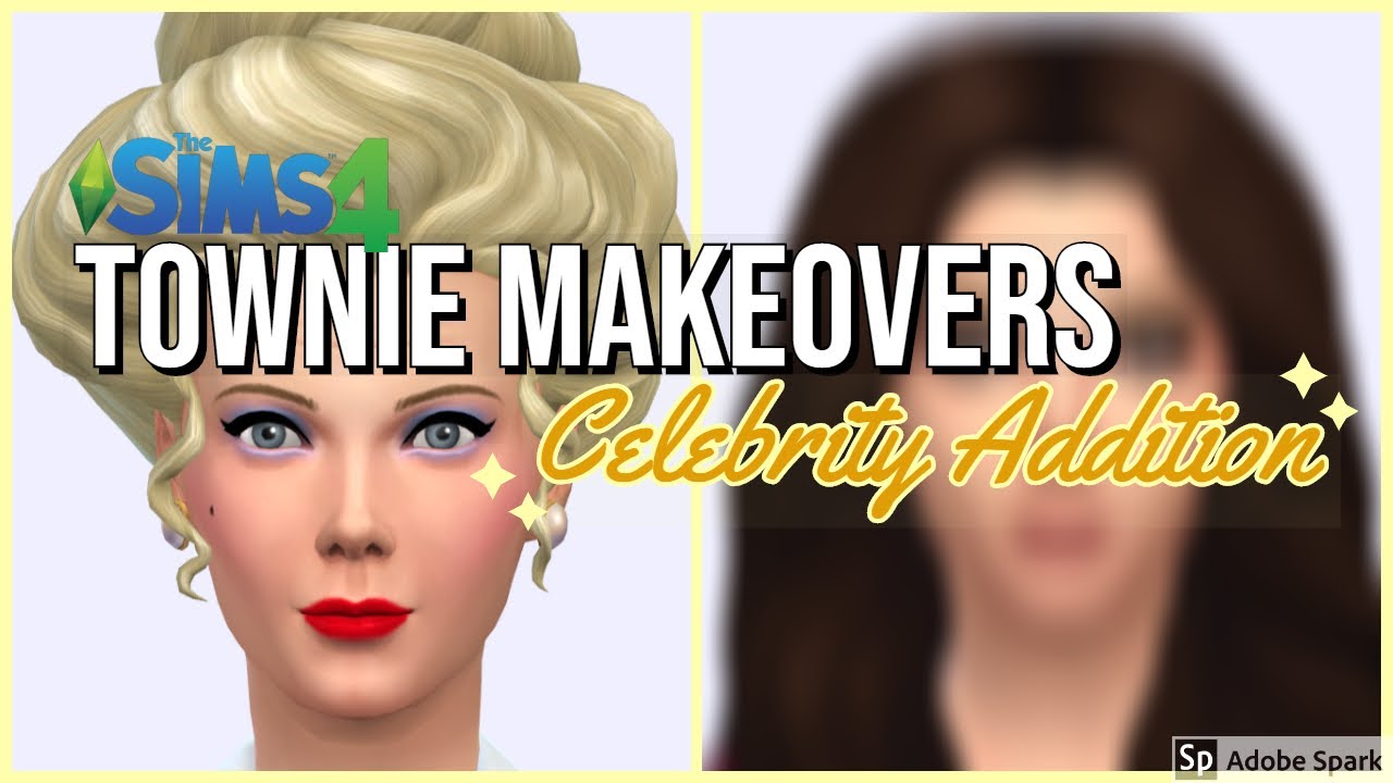 The Sims 4 Celebrity Townie Makeover! - YouTube