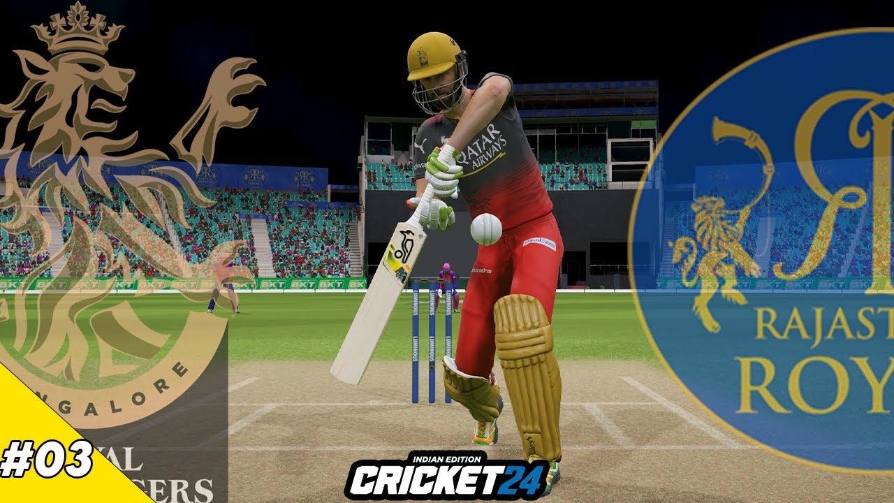 Max-well One Man Show🔥 - RCB VS RR - IPL 2024 - Cricket 24 - YouTube