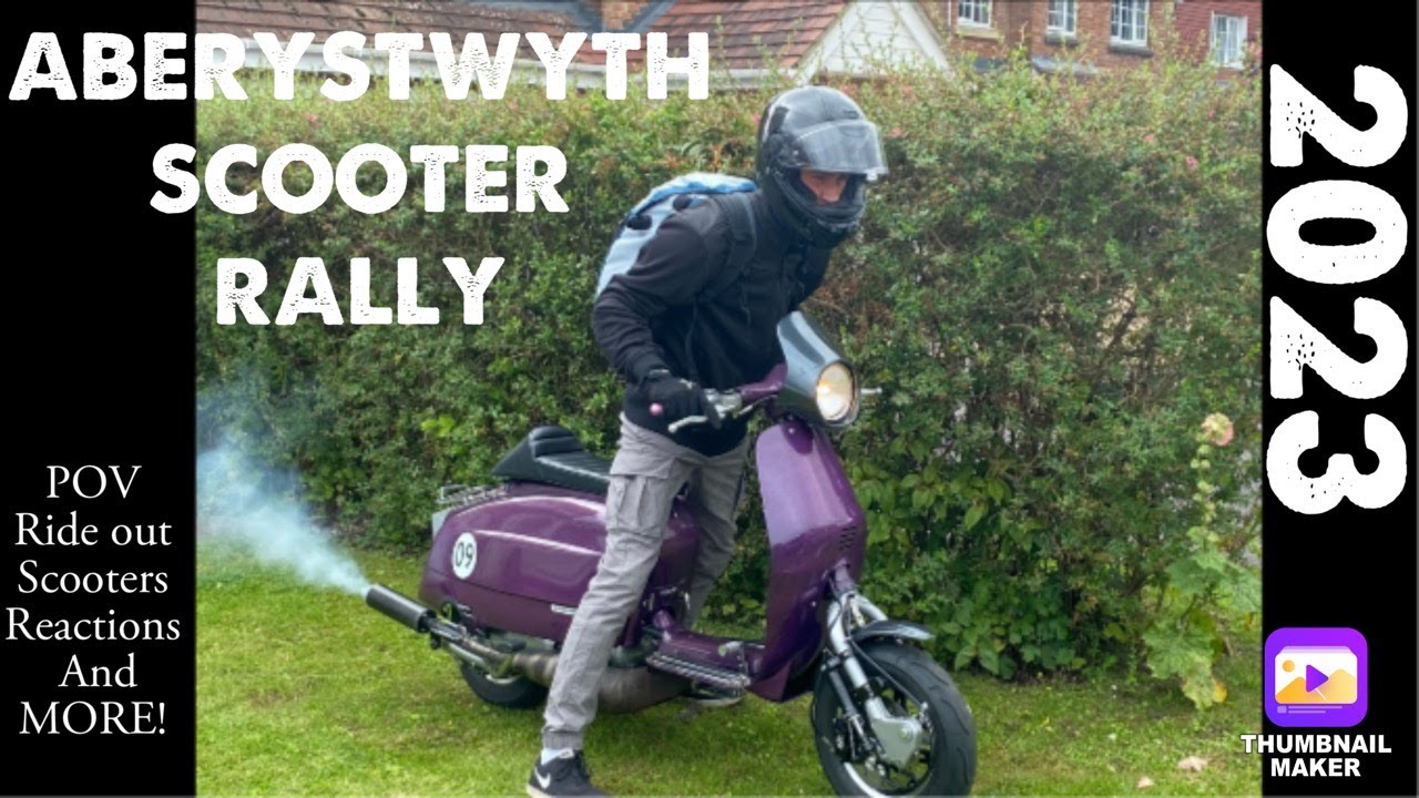 ABERYSTWYTH SCOOTER RALLY 2023 - YouTube
