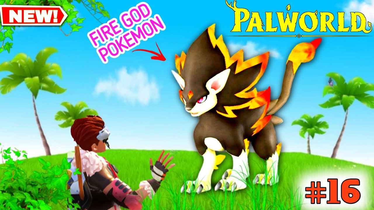 FINALLY I CAPTURED FIRE🔥GOD POKEMON IN NEW PALWORLD UPDATE | TONI ...