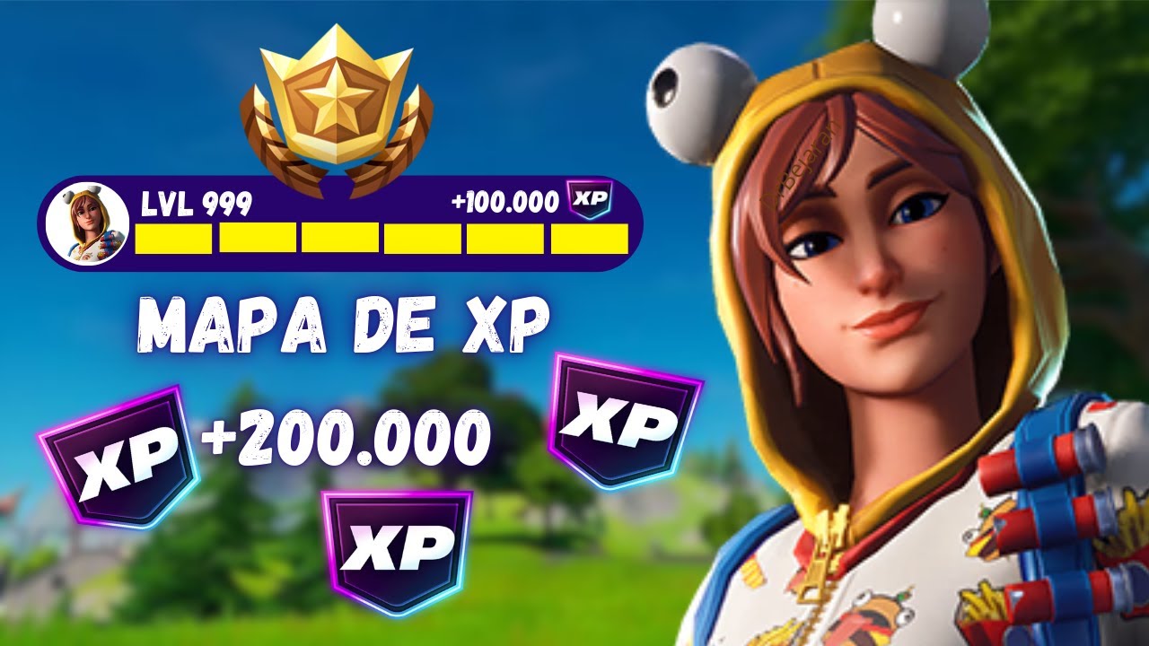 MAPA DE XP +200000🗿COMO SUBIR DE NIVEL EN FORTNITE 🗿MAPA XP, BUG DE XP ...