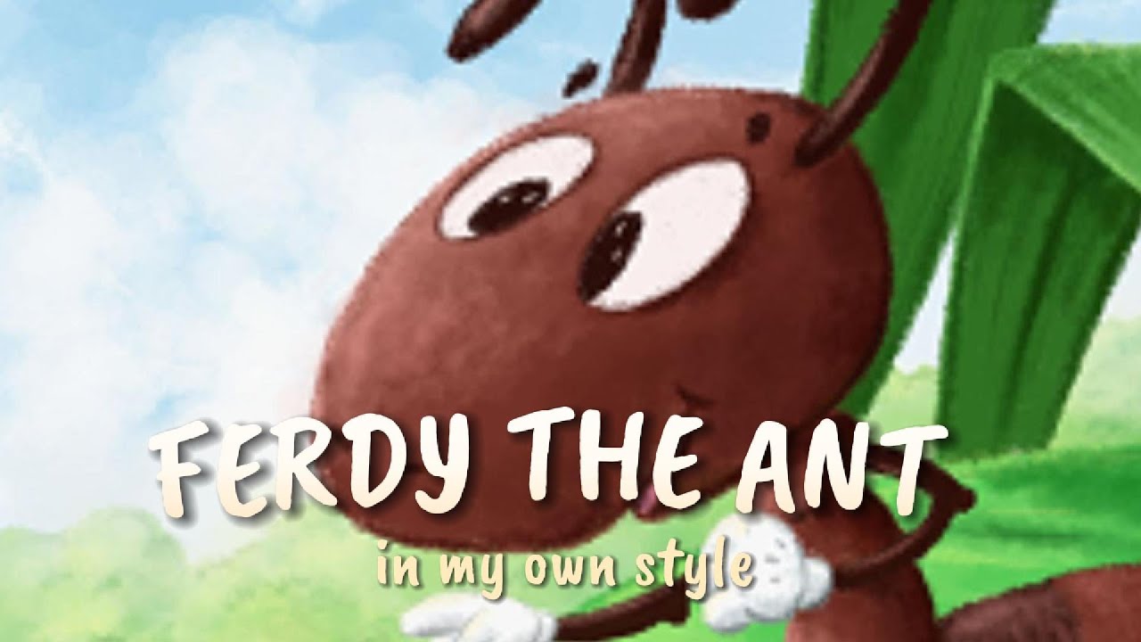 Ferdy the ant. Satisfying drawing and tracing (part 1) - YouTube