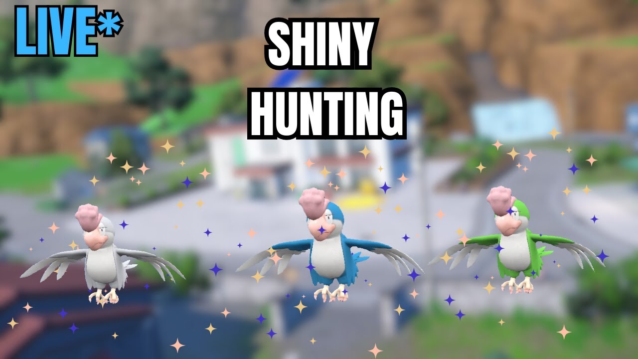 SHINY HUNTING SQUAWKABILLY & MORE! - Pokémon Scarlet And Violet!! - YouTube