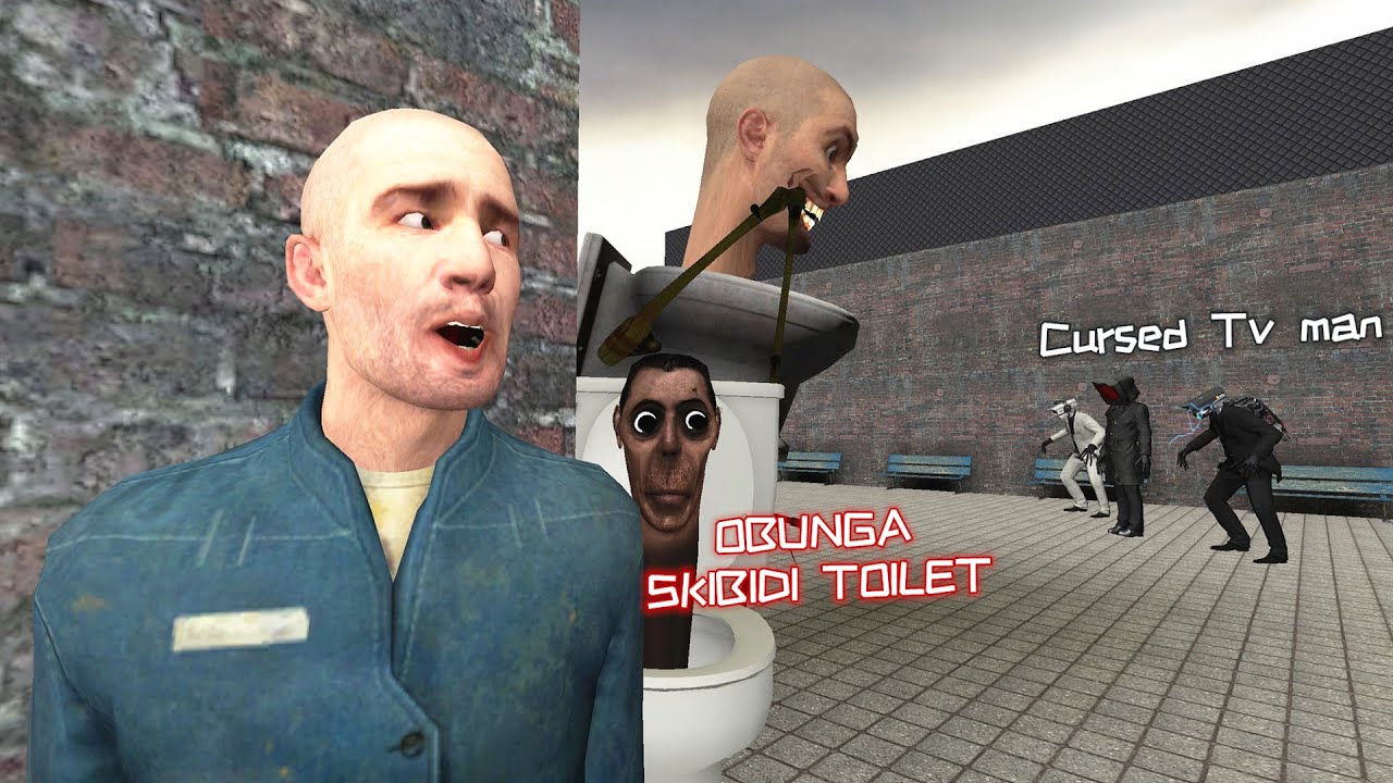 New Skibidi Toilet Obunga vs Cursed Tv man and Cursed Cameraman-(Garry's Mod Animation) - YouTube