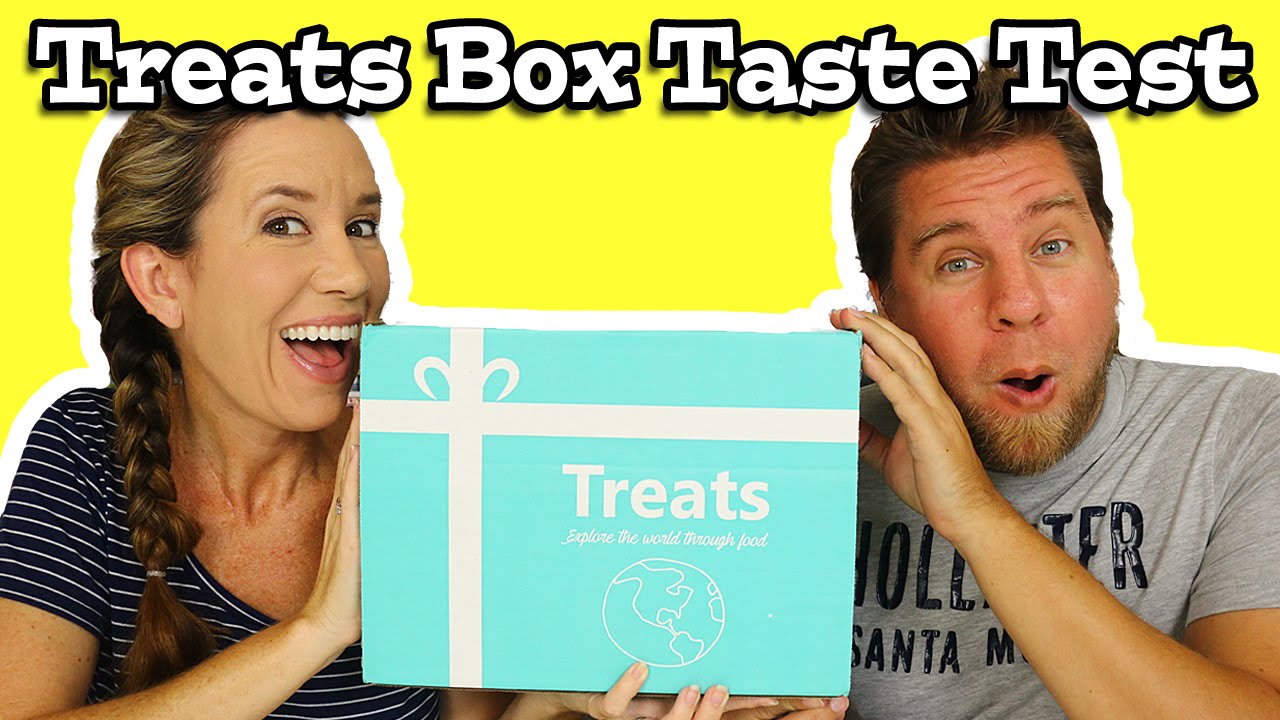 Treats Box Unboxing & Taste Test Snacks And Candy - YouTube