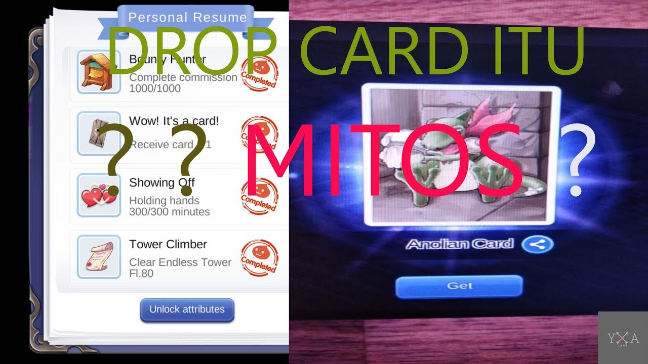DROP CARD = MITOS ??? RAGNAROK MOBILE ETERNAL LOVE, MAX SKILL PET SOHEE ...