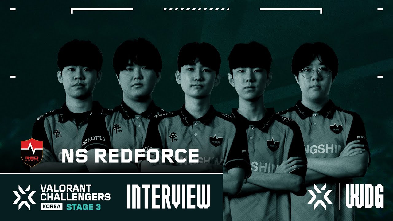 NS RedForce 인터뷰 | 2024 WDG발로란트 챌린저스 코리아 스테이지 3 - YouTube