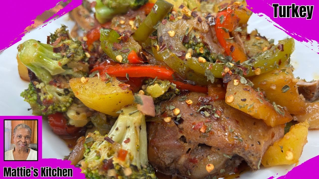 Delicious Turkey Wings & Legs/ Turkey Leg Recipe/ Mattie's Kitchen ...