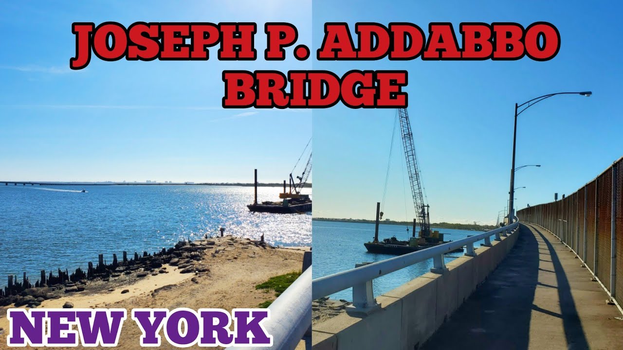 4K⁶⁰||WALKING ACROSS THE JOSEPH P. ADDABBO BRIDGE||QUEENS NEW YORK ...
